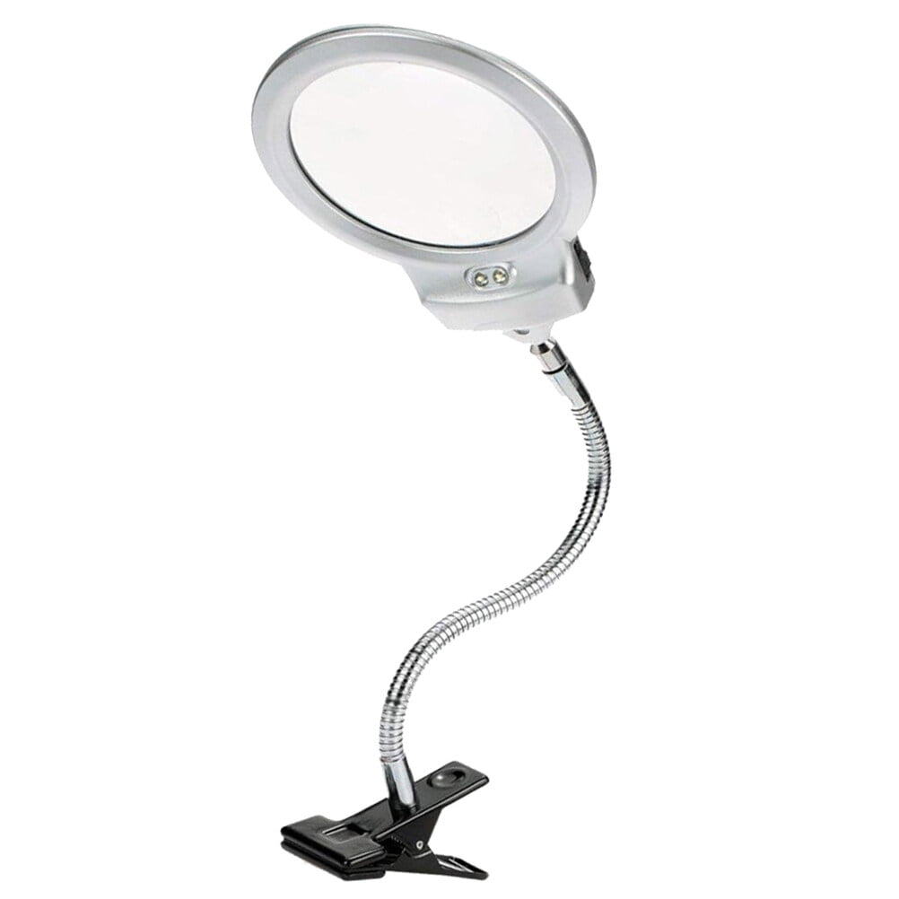 ROSENICE 1Pcs Led Illuminated Magnifier Metal Plastic Gooseneck for ...