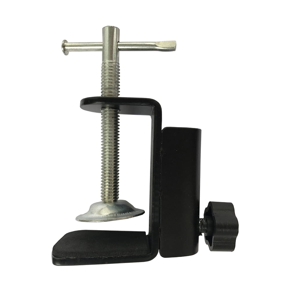 ROSENICE 1Pcs Metal Microphone Stand Desktop Clamp Mounting Bracket for ...