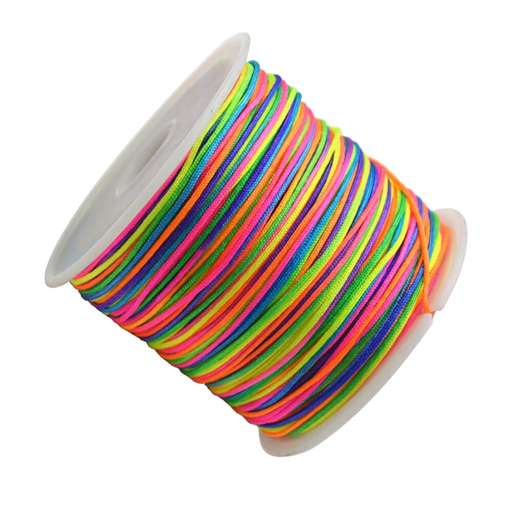ROSENICE 1Set Braided Thread Nylon Jewelry Line Assorted Color for ...