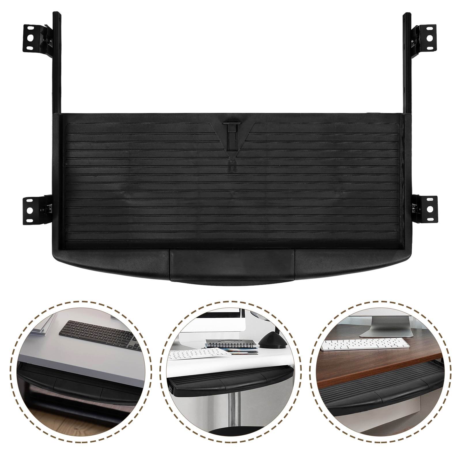 ROSENICE 1Set Ergonomic Design Metal Keyboard Tray With Adjustable ...