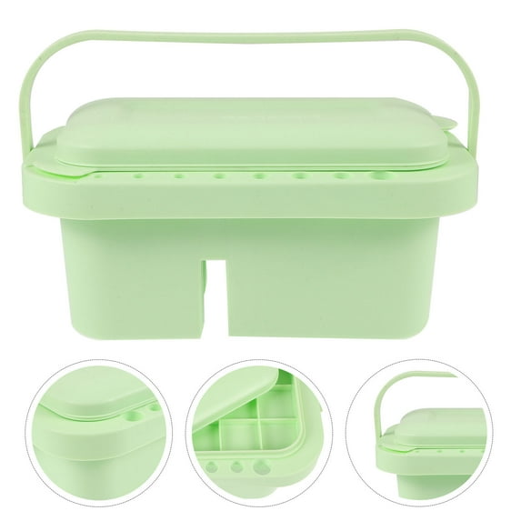 ROSENICE 1Set Paint Pen Cleaning Bucket Rectangular Shape For Home ...