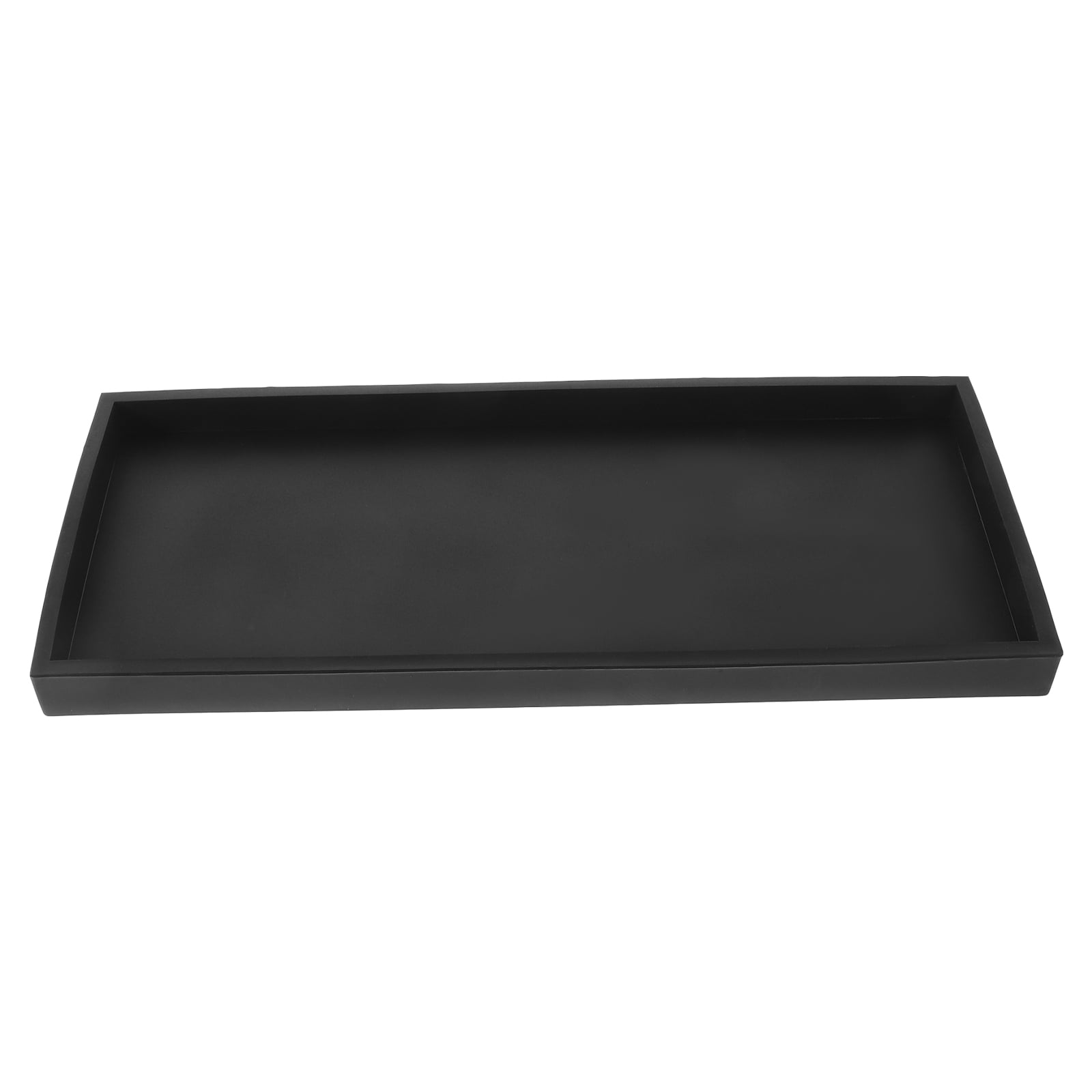 ROSENICE 1Set Rectangular Black Silicone Storage Tray Organizer For ...