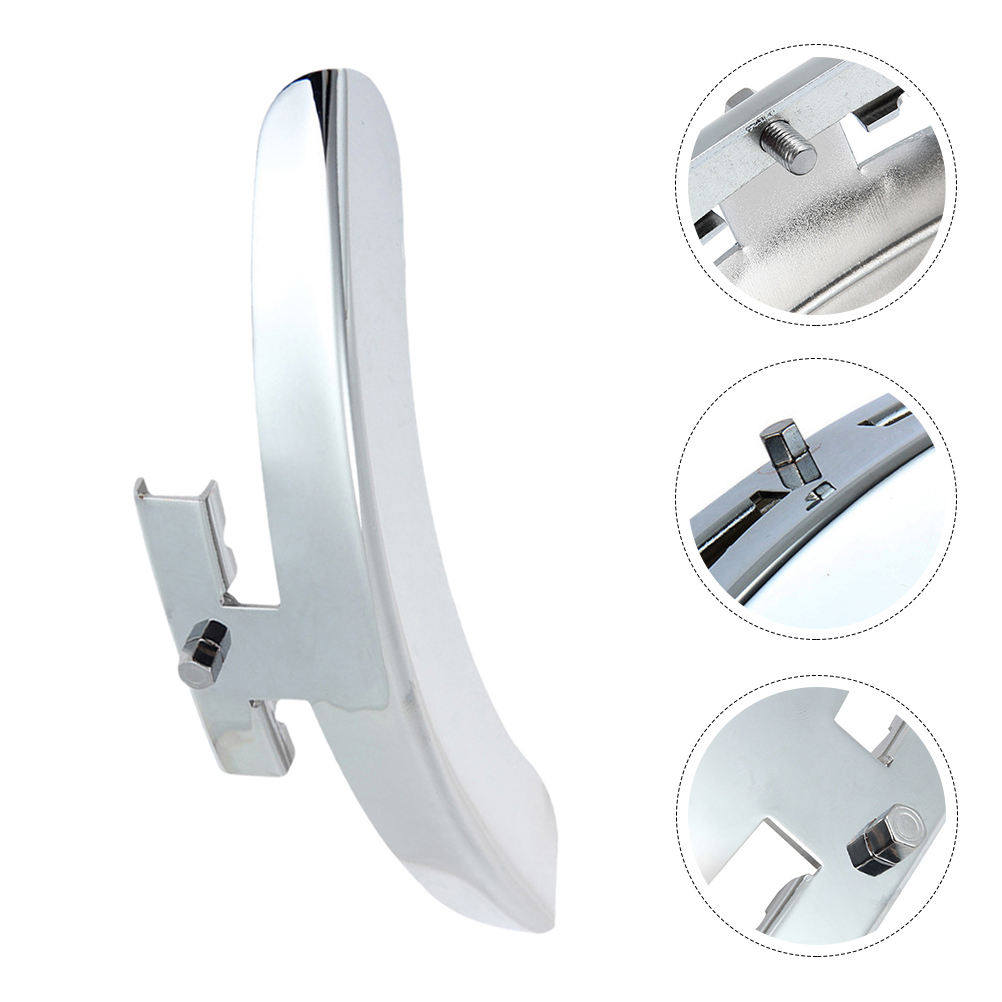 ROSENICE 1Set Zinc Alloy Silver Smooth Surface Banjo Guard Armrest for ...