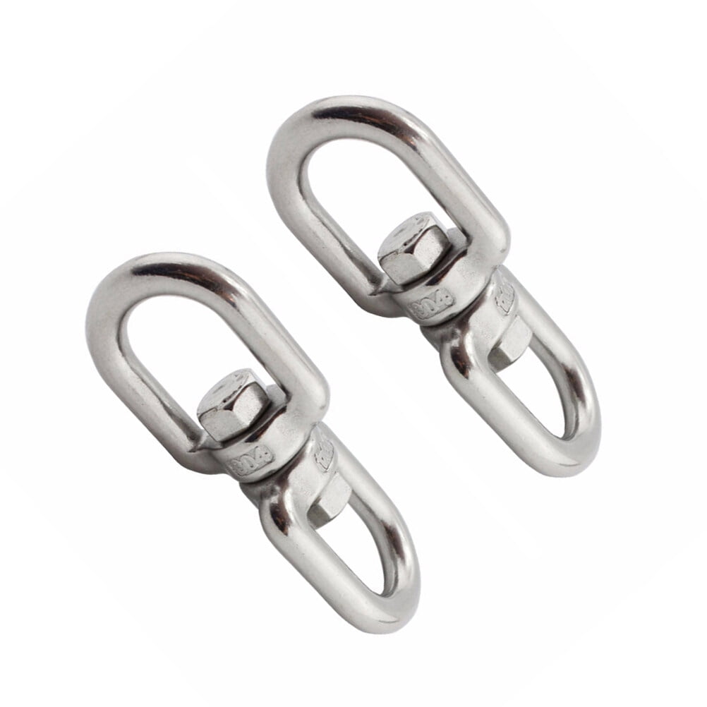 ROSENICE 2 PCS Rotating Ring Universal Hanging Swivel Hooks Large Bird ...