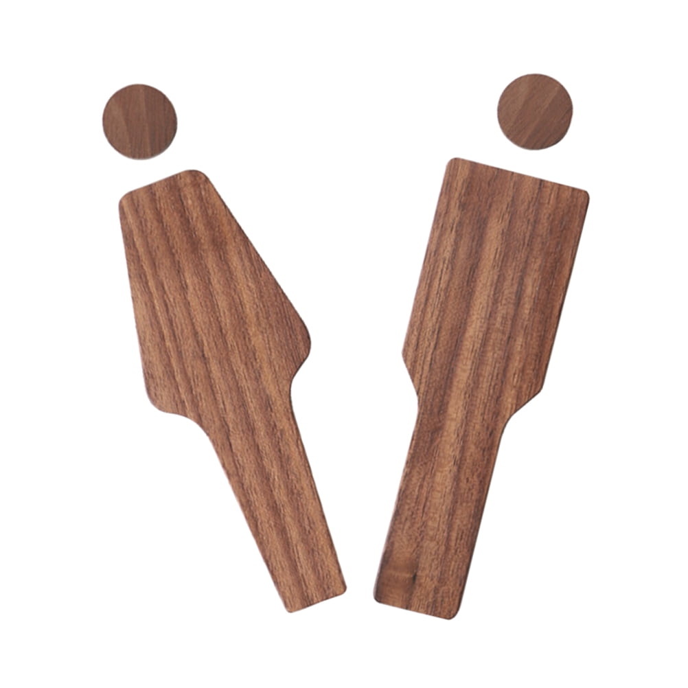 ROSENICE 2 Pcs Toilet Sign Restroom Guiding Sign Vacant Restroom ...