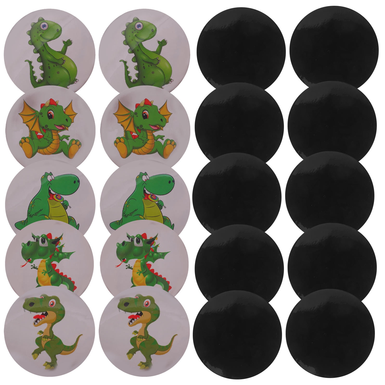 ROSENICE 20 Pcs Assorted Color Square PVC Potty Training Stickers for ...