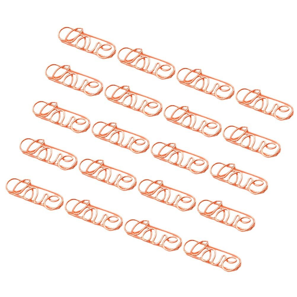 ROSENICE 20 Pcs Practical Memo Clip Creative Paper Holders Clips Rose ...