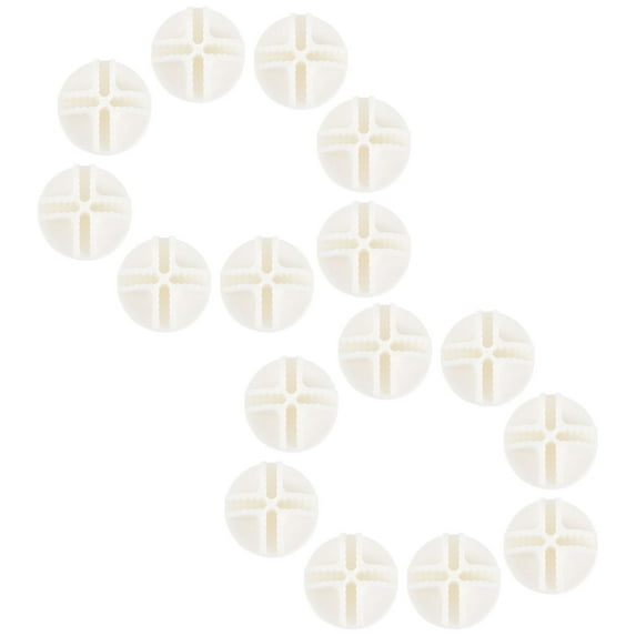 ROSENICE Storage Organization Connectors ABS White 20Pcs 1.5X1.5X0.2In ...