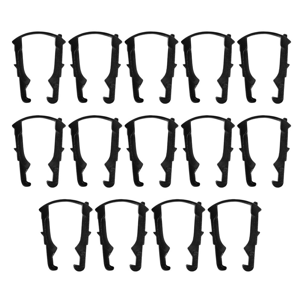ROSENICE 200Pcs Fuel Line Retaining Clips U-Shaped Black Plastic for ...