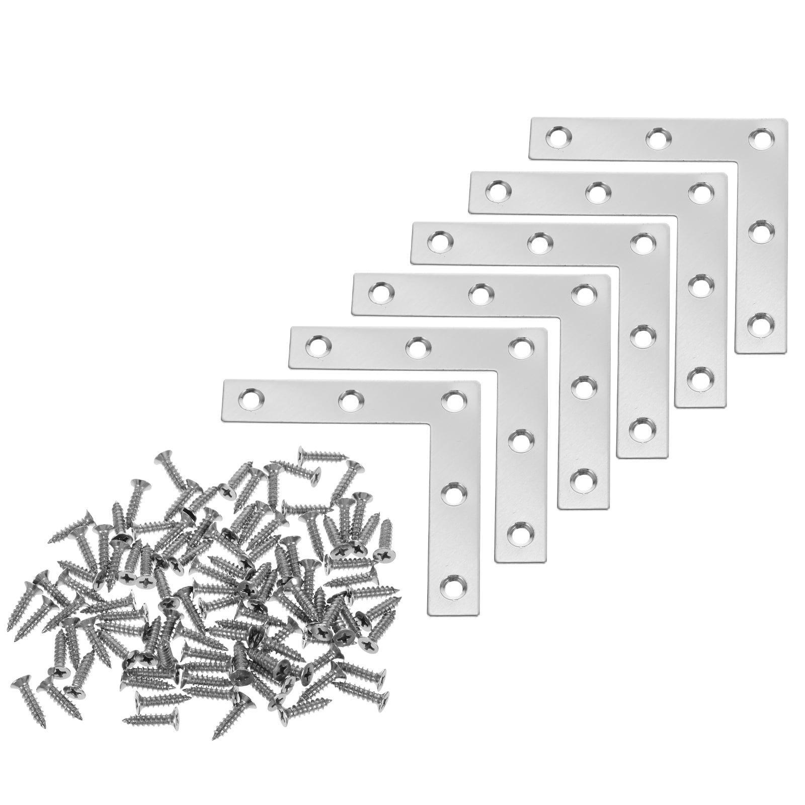 ROSENICE 20Pcs Furniture Corner Brackets Brace and Reinforce Square ...