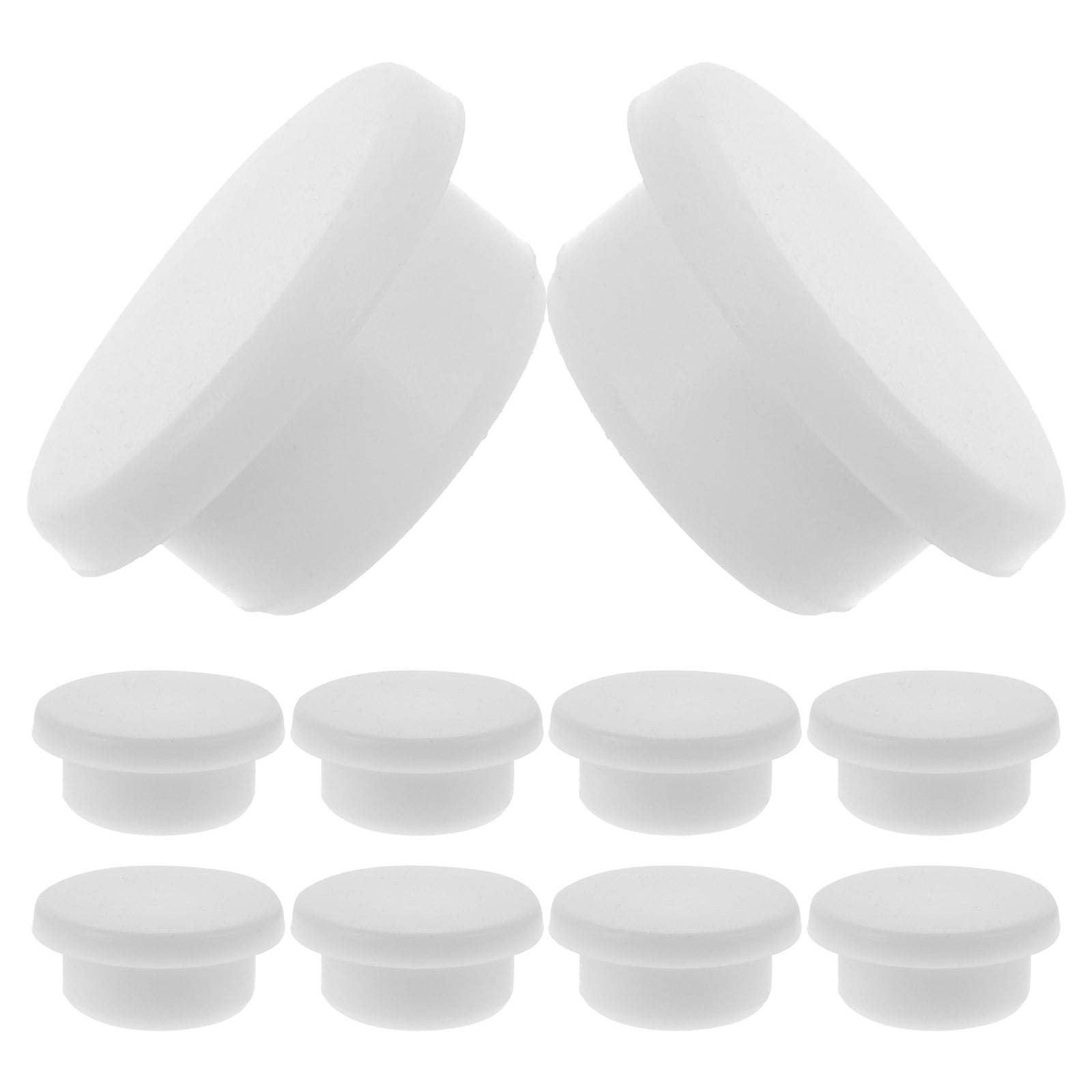 ROSENICE 20Pcs Round Overflow Drain Caps Silicone Washbasin Overflow ...
