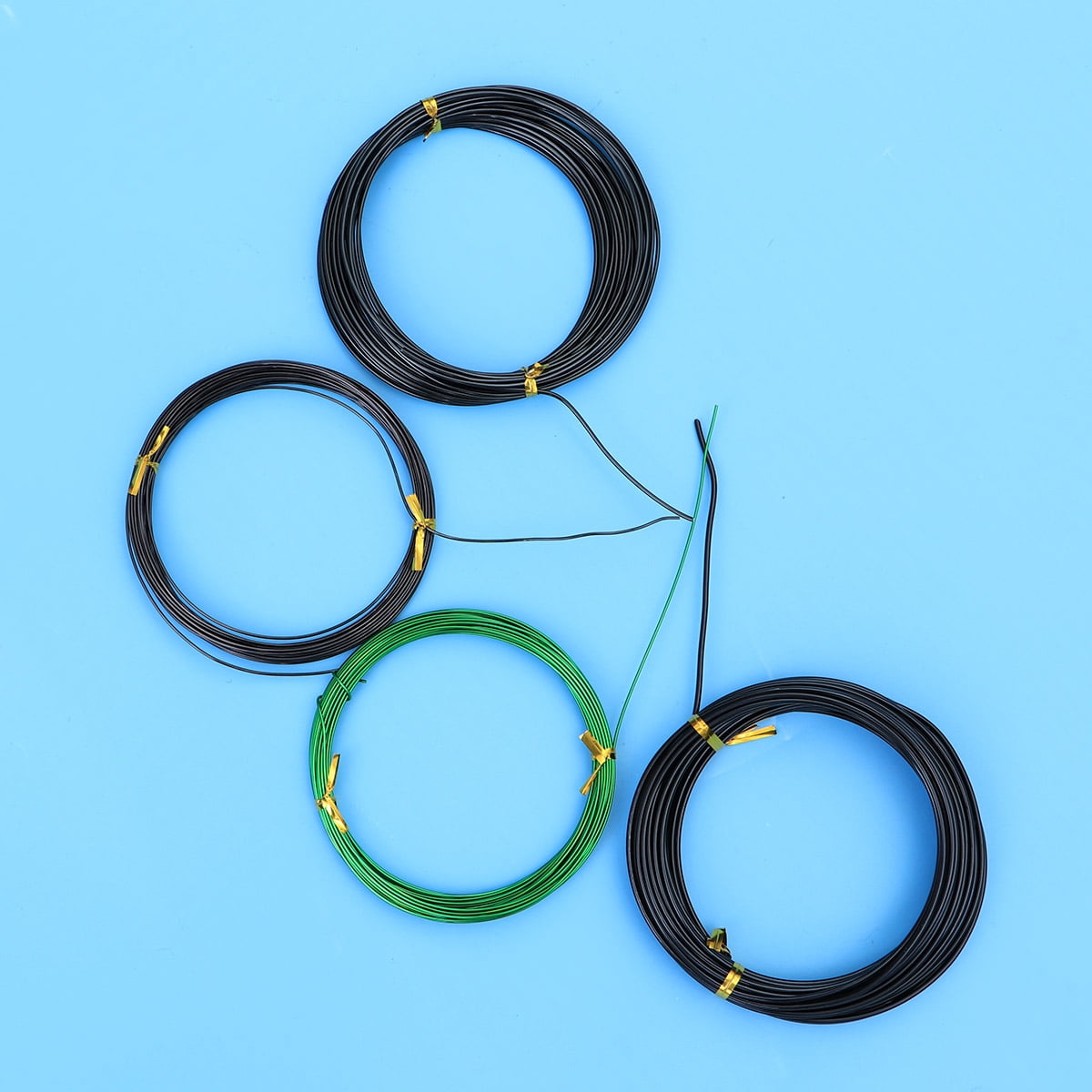ROSENICE 21Pack Jewelry Making Wire Assorted Color Bendable Aluminum ...