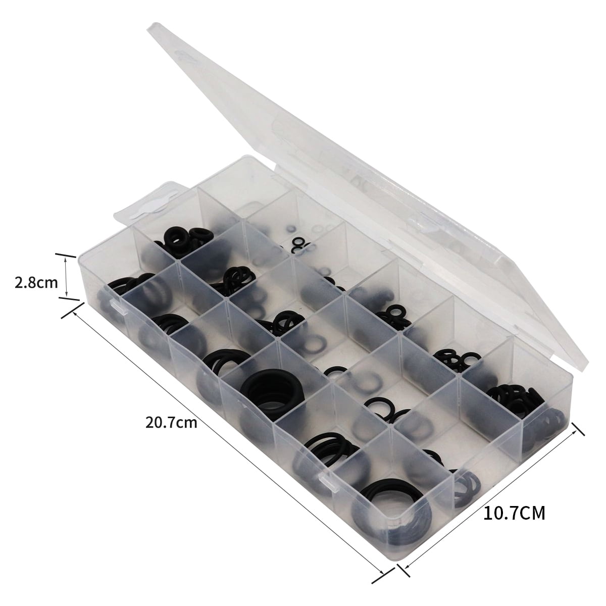 ROSENICE 225Pcs Rubber Grommet Assortment Kit for Automotive Wiring ...