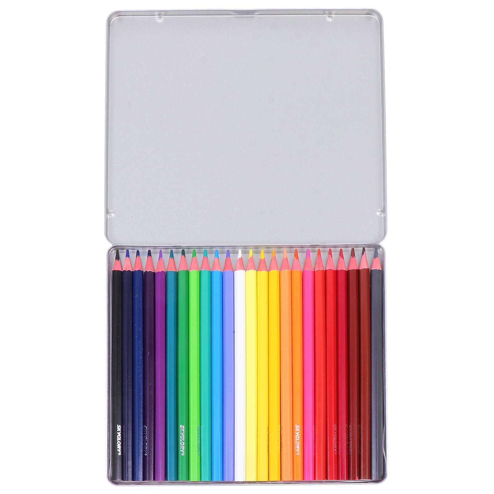 ROSENICE 24 Colors Colored Pencils Set Assorted Color for School Use ...