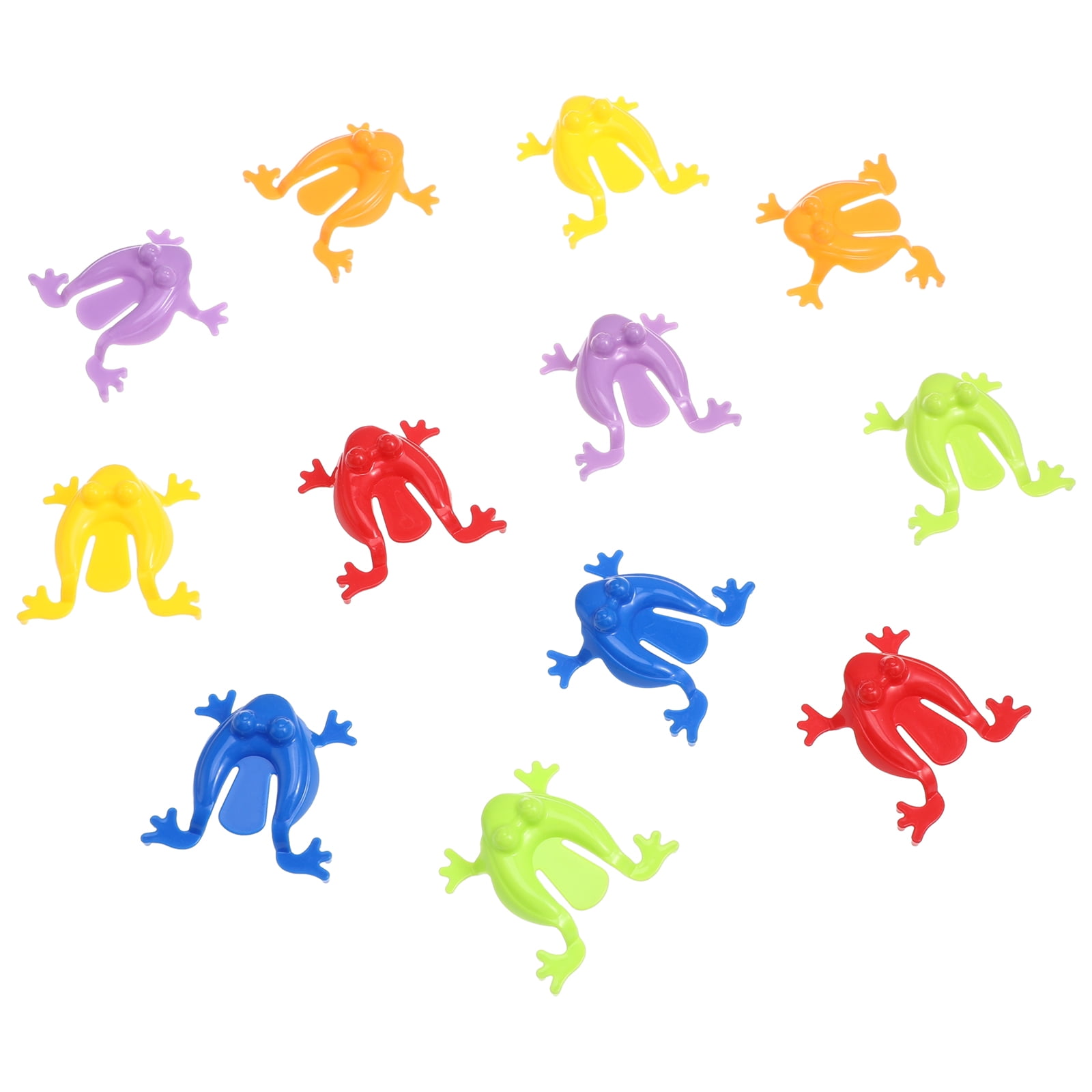 ROSENICE 24pcs Frogs Jumping Toys Finger Pressing Funny Bouncing Toys ...