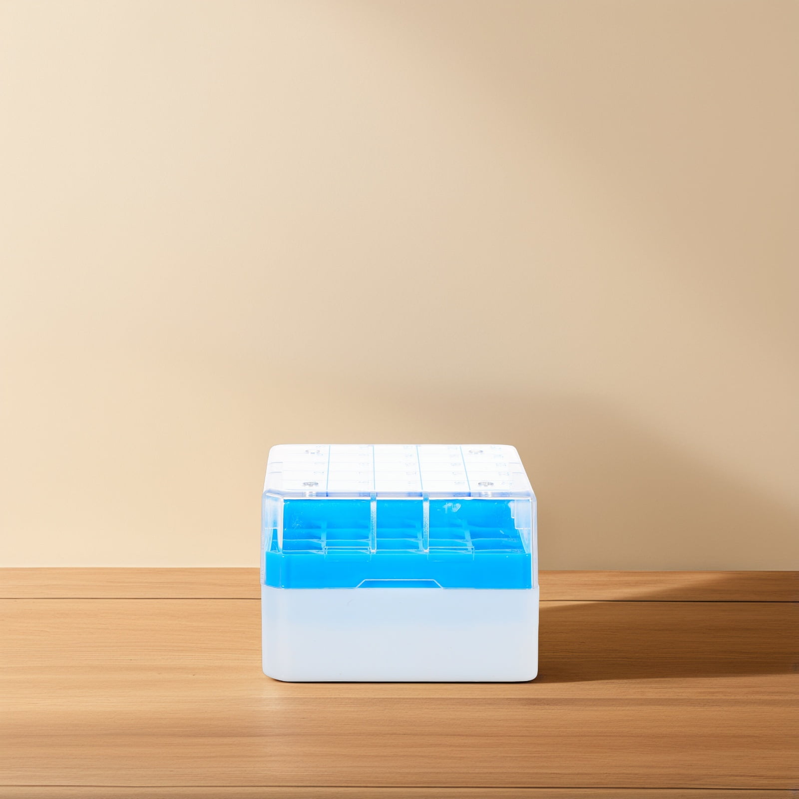 ROSENICE 25 -grid Freezing Test Tubes Mechanical Freezers Vial Rack ...