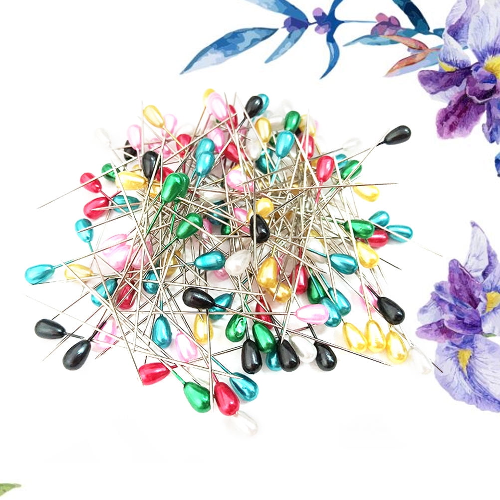 ROSENICE 288Set Sewing Pins Assorted Color Teardrop Shaped For Sewing ...