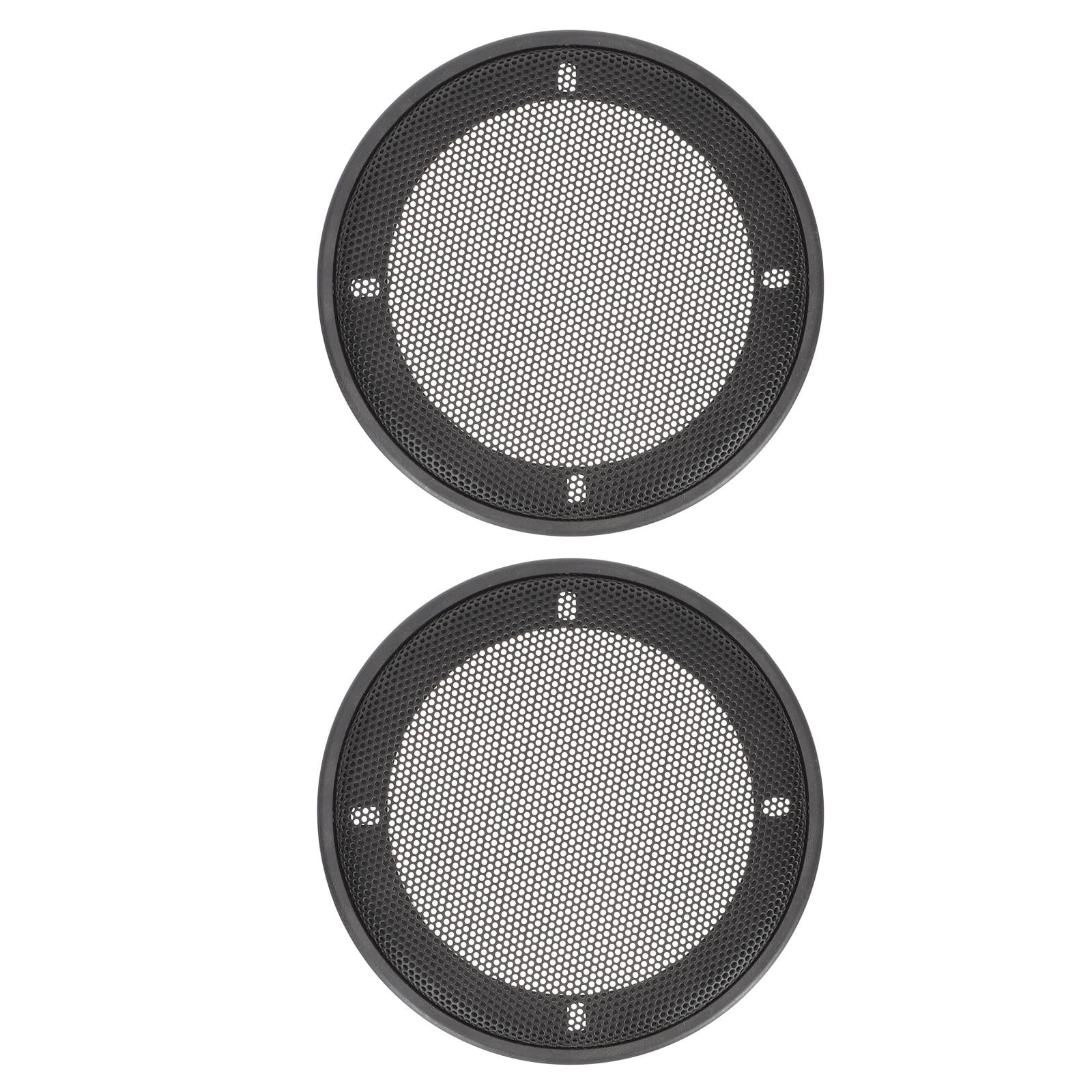 ROSENICE 2Pcs 14.00X14.00X1.50CM Iron Speaker Net Covers For Car ...