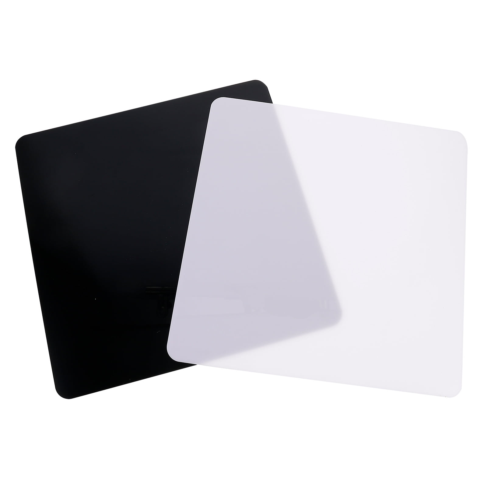 ROSENICE Studio Use Acrylic Mirror Plate Black 2Set 11.8X11.8X0.08In ...