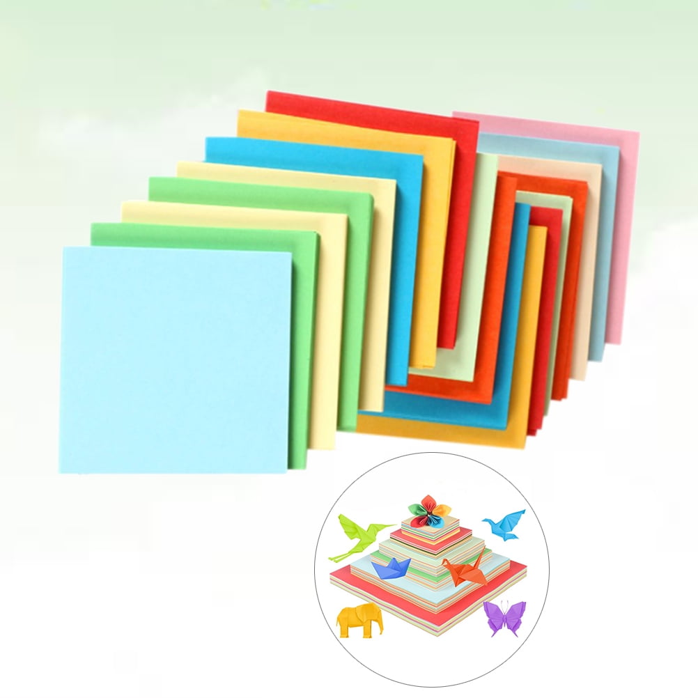 ROSENICE 2Pcs Origami Colored Paper for Projects 15x15cm 100 Sheets ...