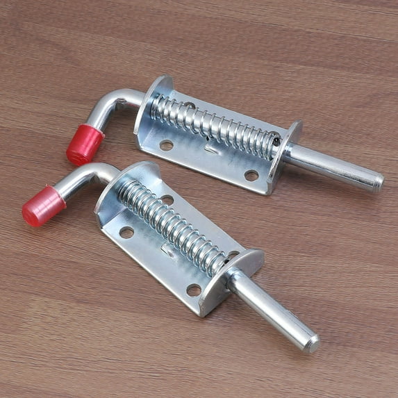ROSENICE 2Pcs Spring Pin Latch Lock for Trailer Ramp Door 14 x 4 x 2 ...