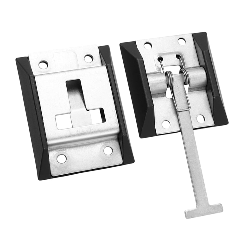 ROSENICE 2Set Cargo Trailer Door Latch T-Handle Latches Stainless Steel ...