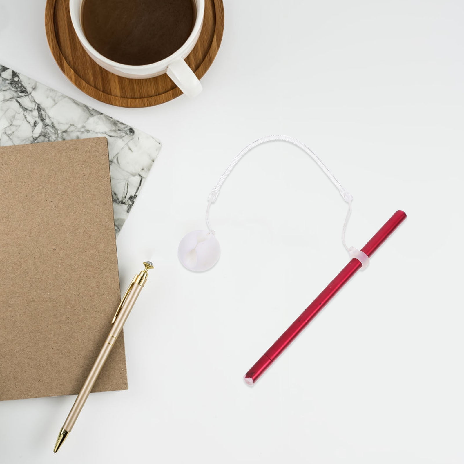 ROSENICE 2pcs Desk Pen Chain 25cm Secure Pen Organizer Anti Loss Pen ...