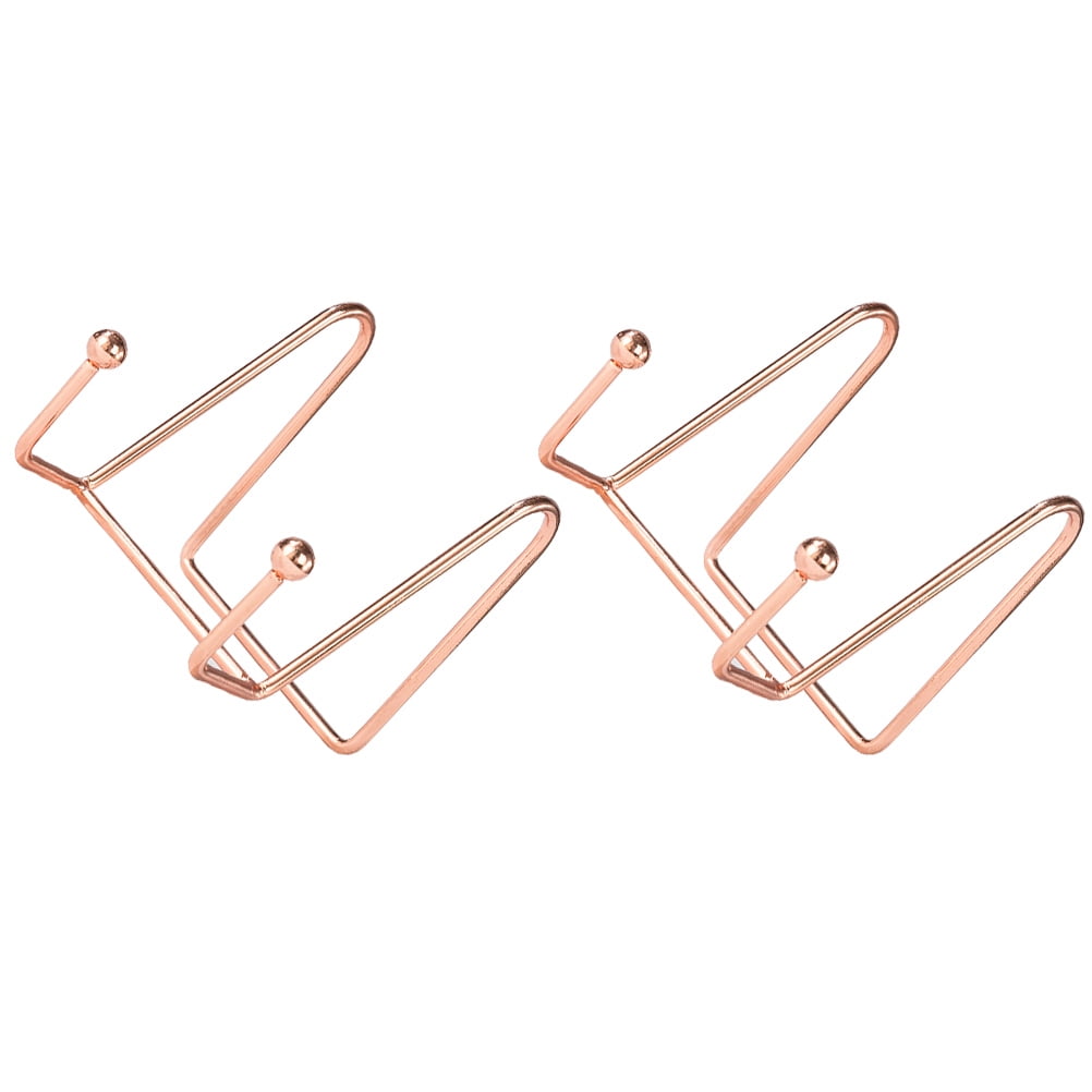 ROSENICE 2pcs Desktop Memo Clips Iron Table Name Display Stands Menu ...