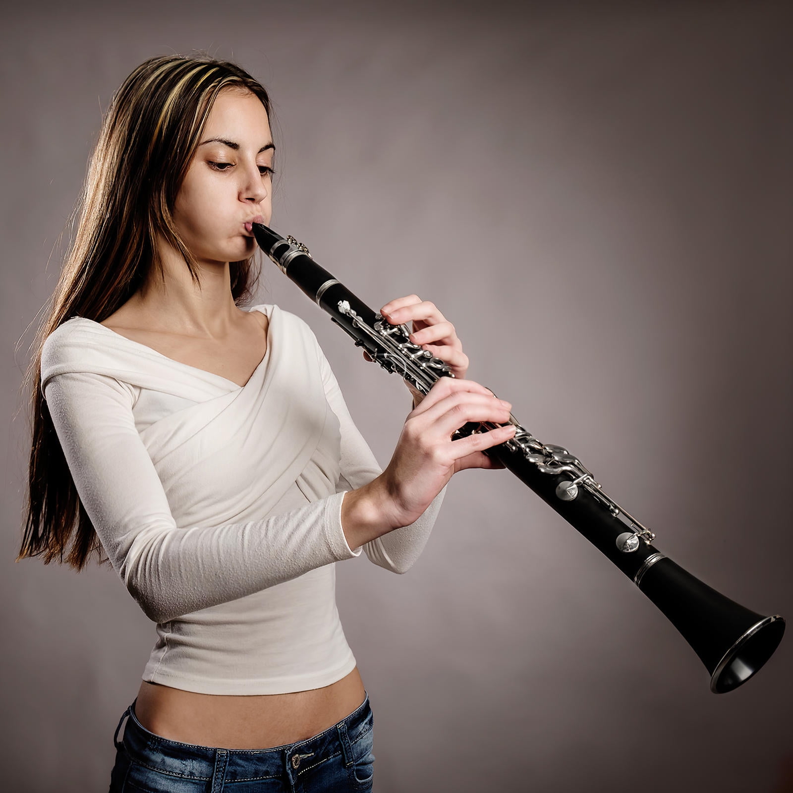 ROSENICE 2pcs Professional Clarinet Pitch Simple Metal Clarinet Tuning ...