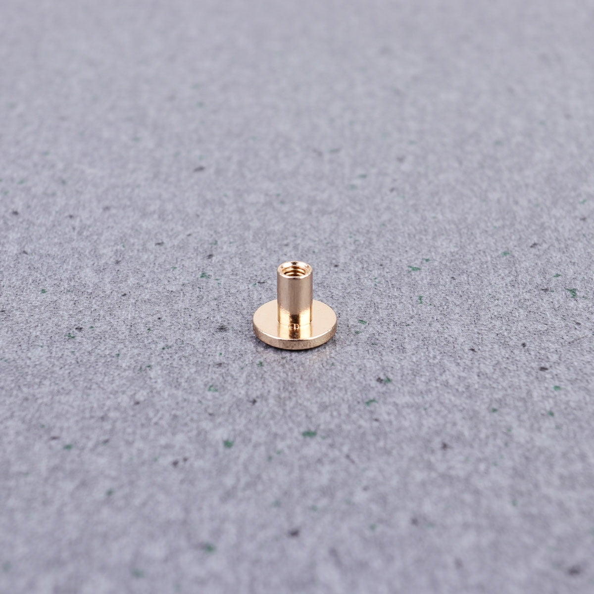 ROSENICE 30 Pcs Copper Flat Head Screws Flat Fastener Belt Harness Nail ...