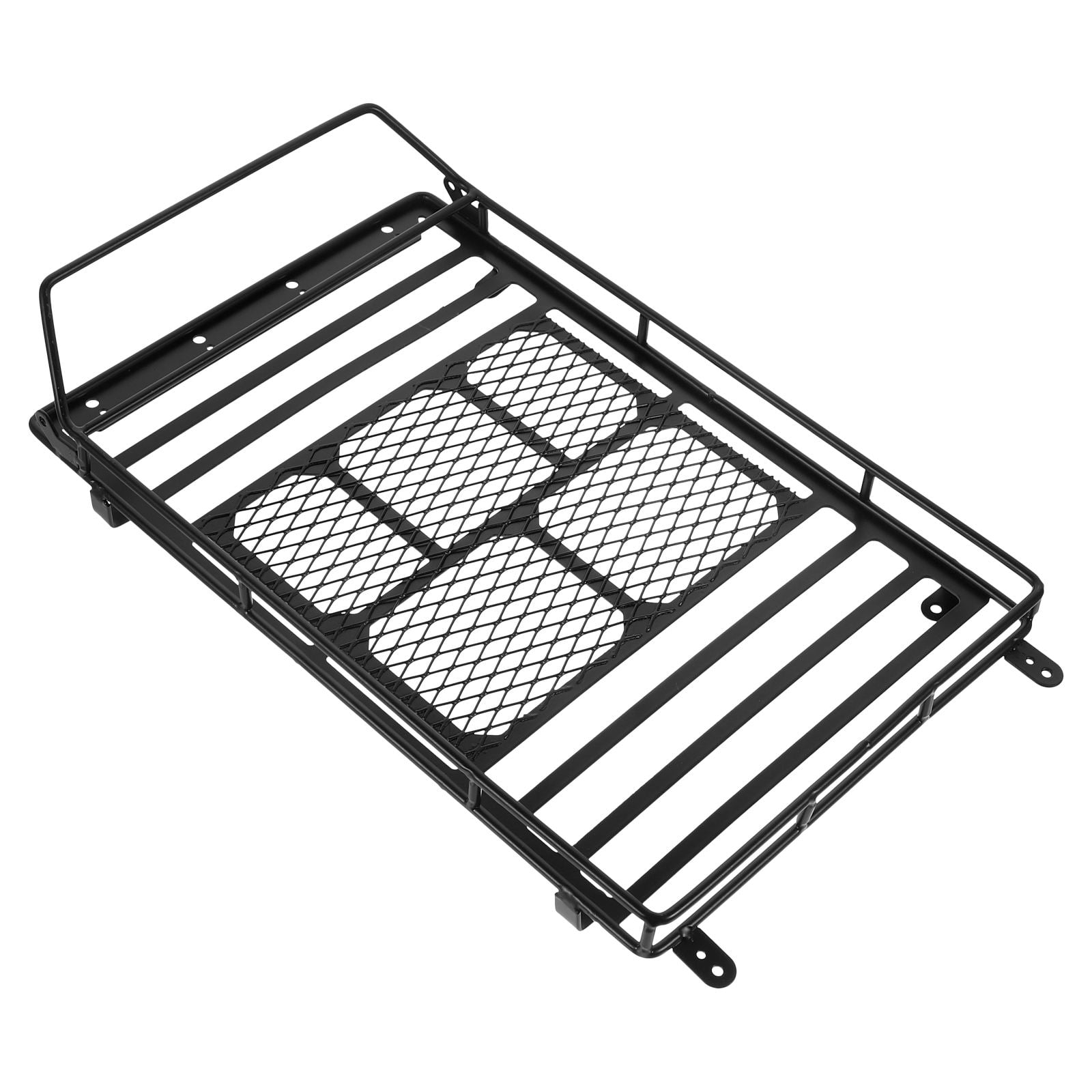 ROSENICE 32Pcs Black Metal Luggage Rack Car Roof for Model Car 8.9x5 ...