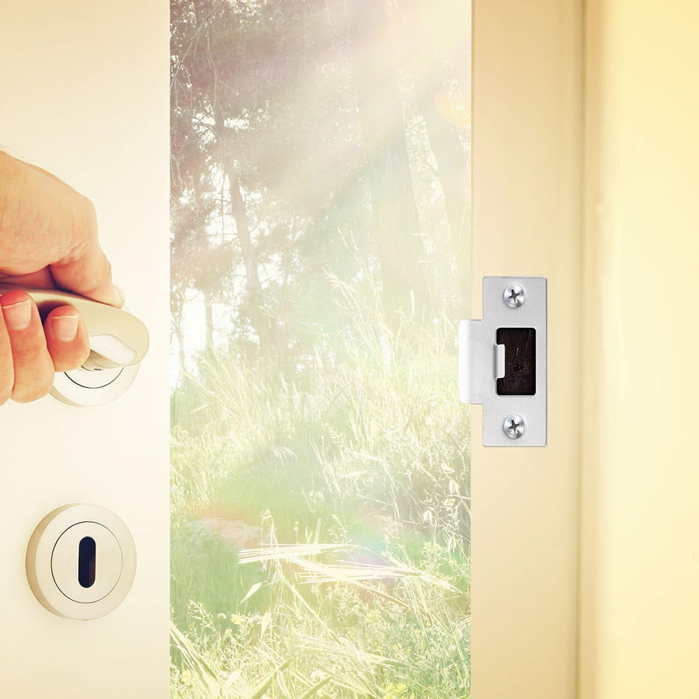 ROSENICE 3Pcs T-shaped Door Safety Strike Plates Deadbolt Plate for ...