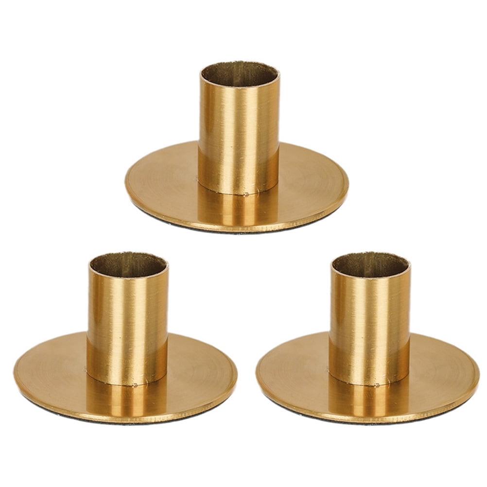 ROSENICE 3Set Vintage Iron Candlestick Holders Rustic Style Home And Office Decor - Walmart.com