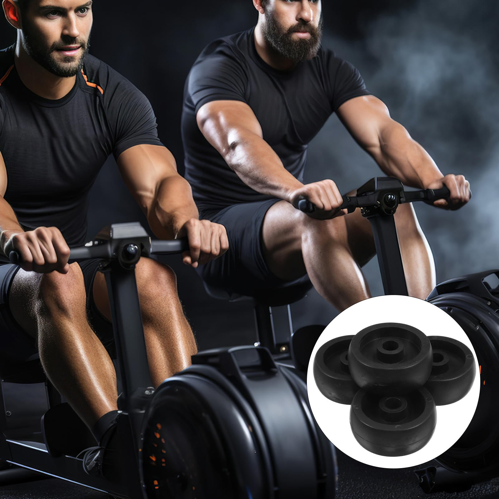 ROSENICE 4 Pcs Fitness Equipment Roller Exercise Rollers for Working ...