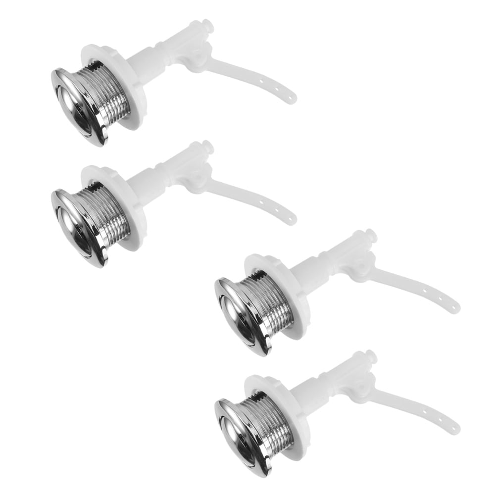 ROSENICE 4 Pcs Toilet Button Switch Toilet Tank Button Water Tank ...