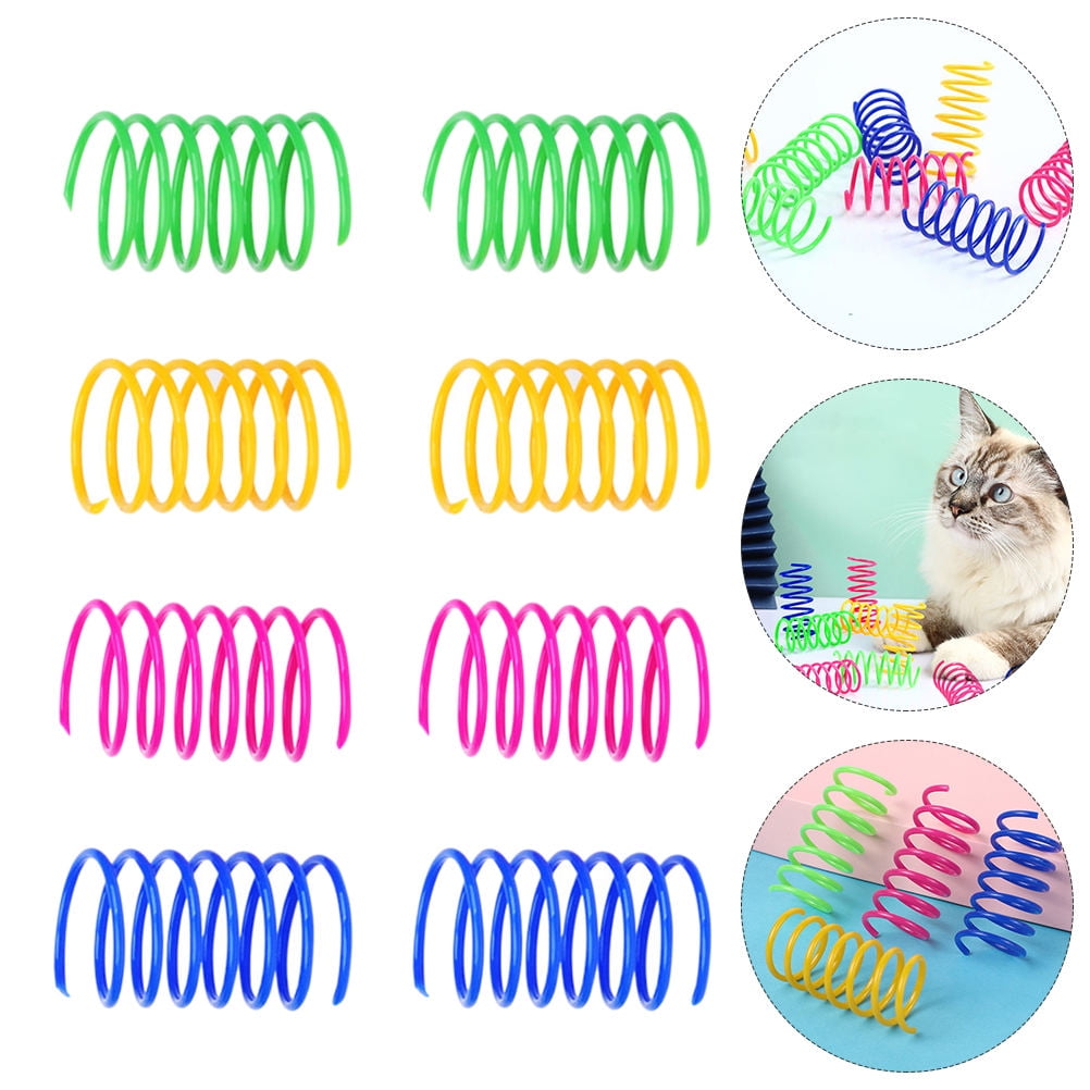 ROSENICE 40 Pieces Assorted Color Rubber Springs for Pet Playing ...