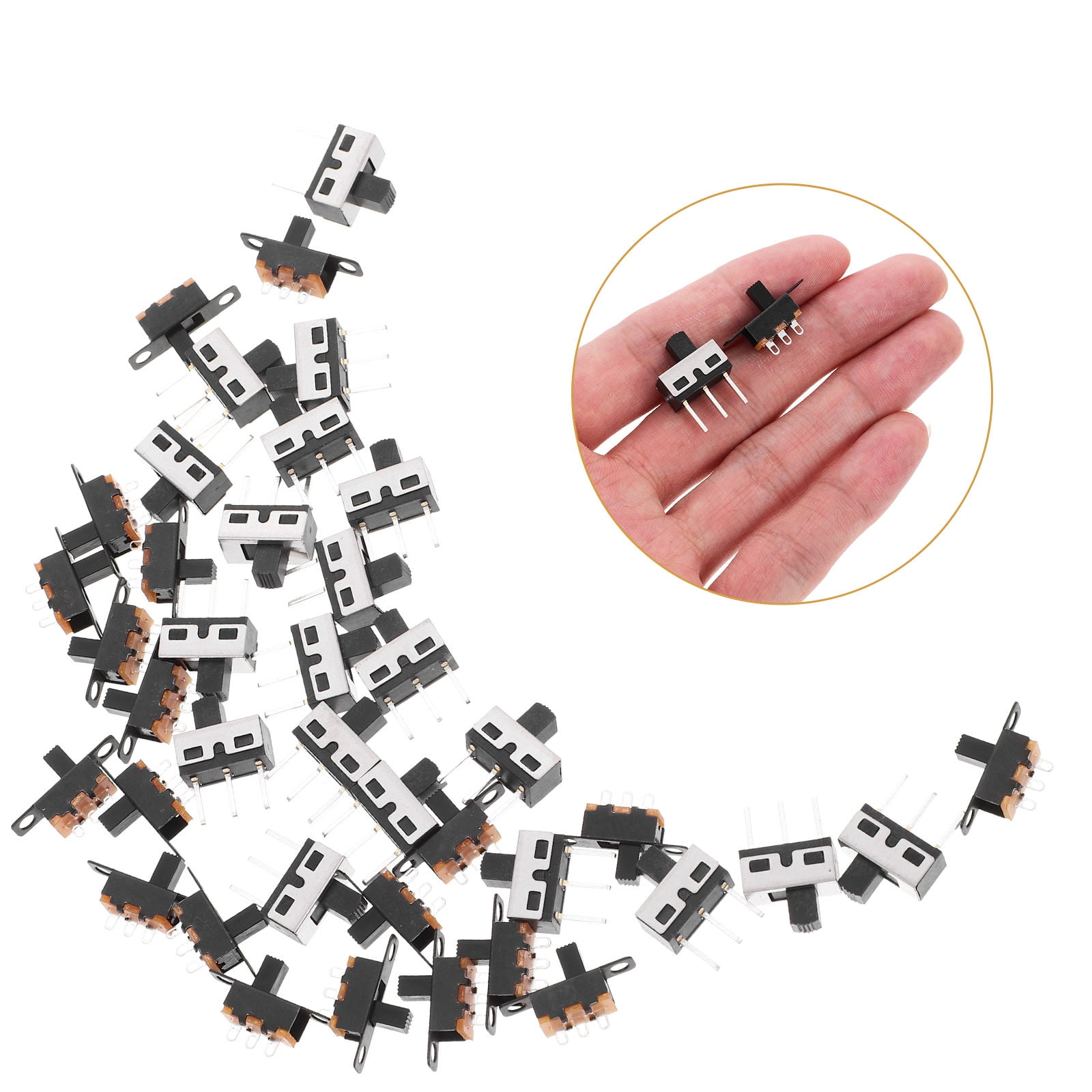 ROSENICE 40Pcs Abs Panel Toggle Micro Switches Compact Design For Tight ...