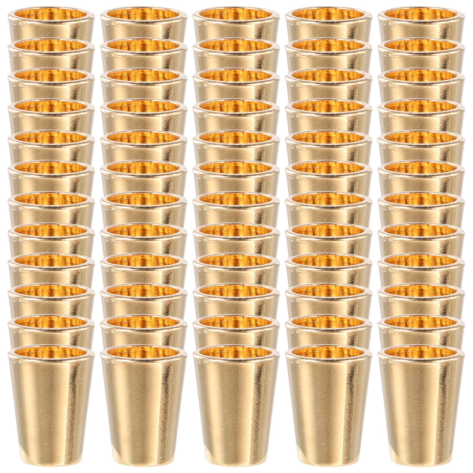 ROSENICE 40Pcs Minimalist Design Metal Cord Ends Lock Fastener for Men ...