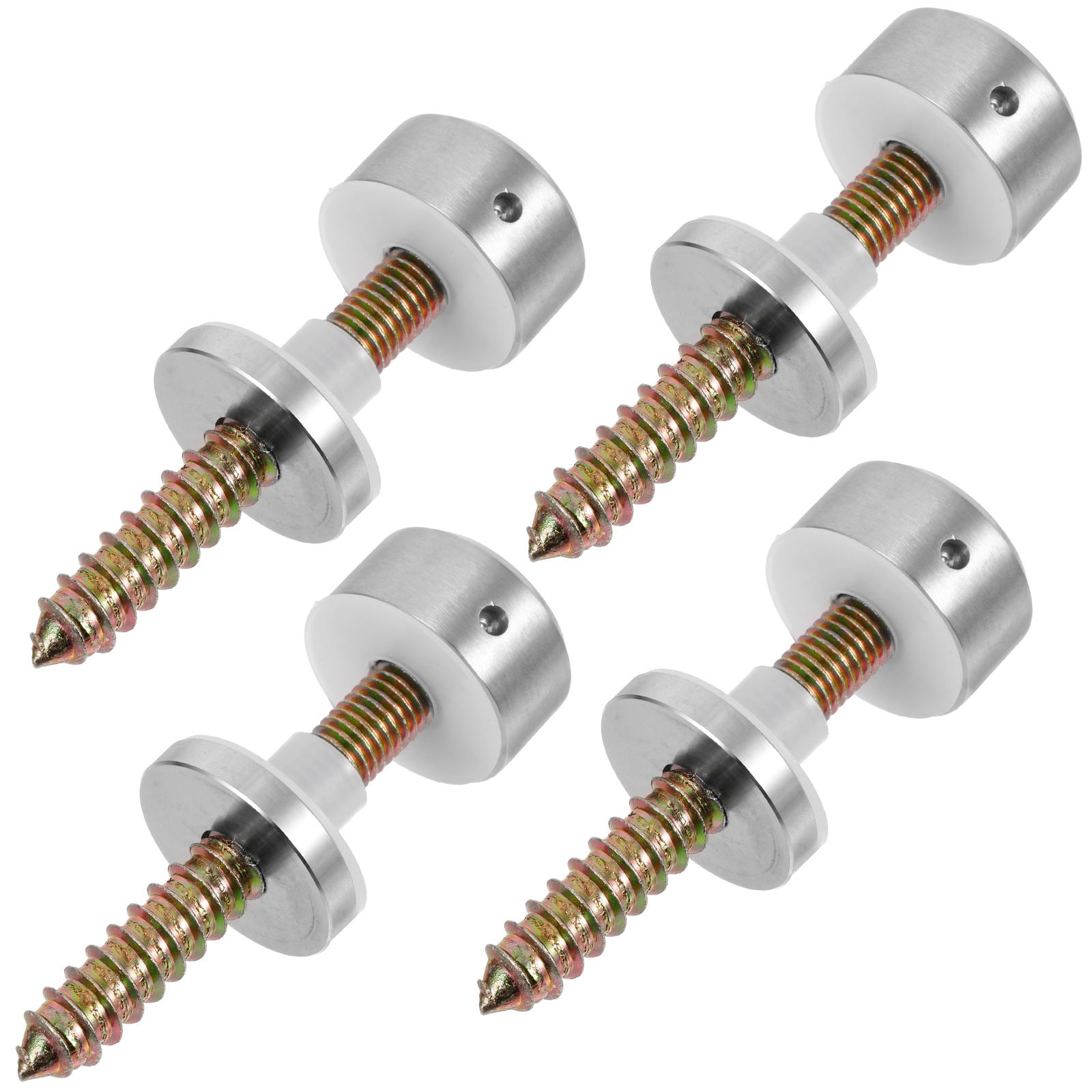 ROSENICE 4Pcs Glass Railing Brackets Stainless Steel for Balcony and ...