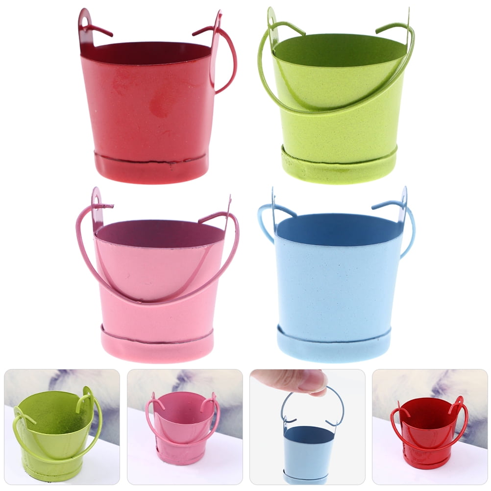 ROSENICE 4Pcs Miniature Buckets Model For Diy Projects And Party ...