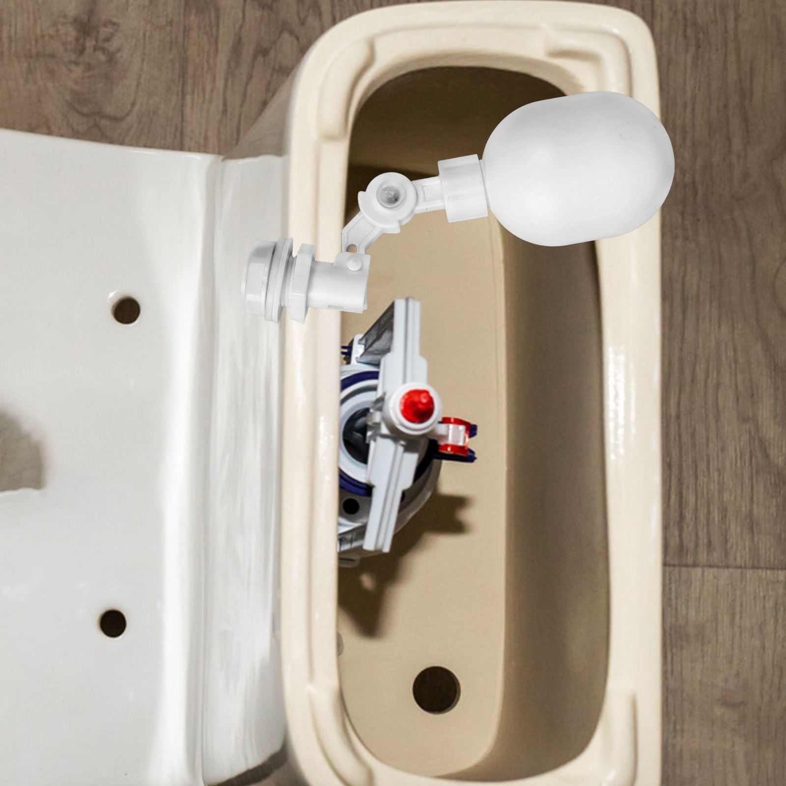 ROSENICE 4Pcs Pool Float Valve for Livestock Troughs in White 12.50X6 ...