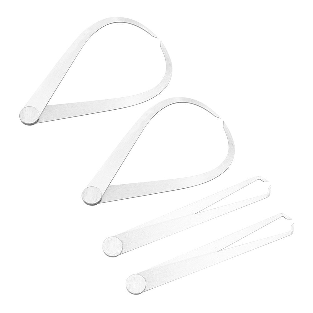 ROSENICE 4Pcs Silver Caliper for Pottery Clay Tools Diameter ...