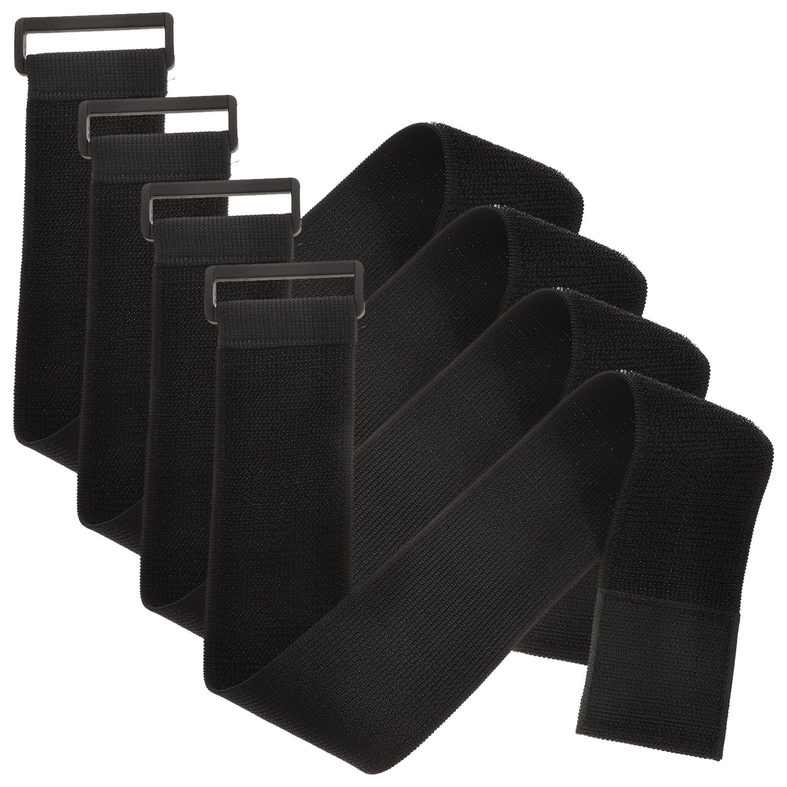 ROSENICE Reusable Cinch Straps Black For Men Women 4Pcs 19.65X1.97X0 ...