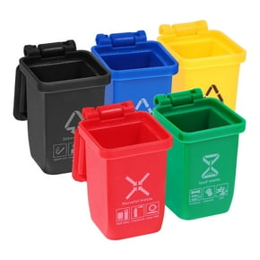 Shop Mini Recycling Bins for Home and Office in Bright Colors