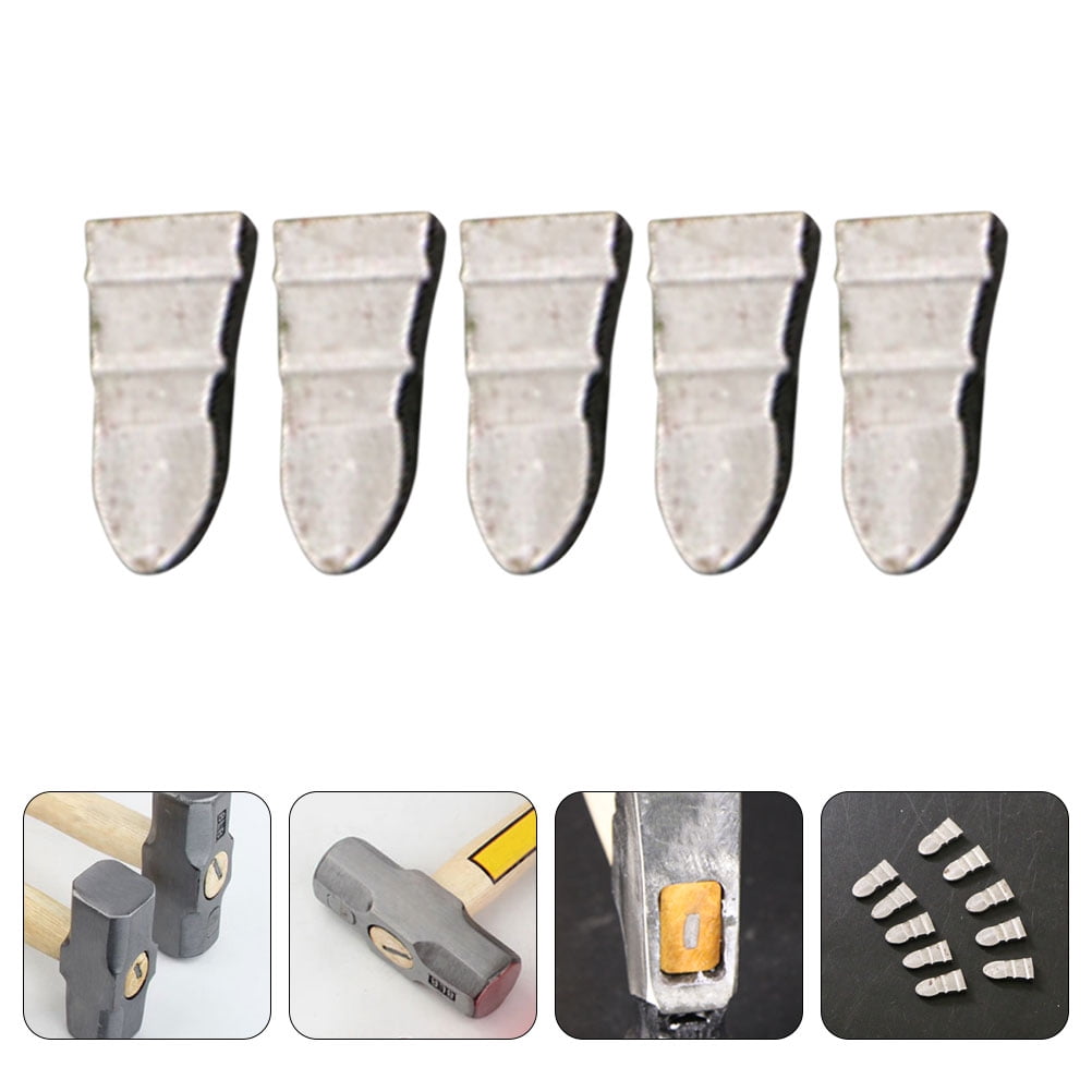ROSENICE 5 Pcs Portable Handle Fixers Steel Axe Wedges Hammers Silver ...
