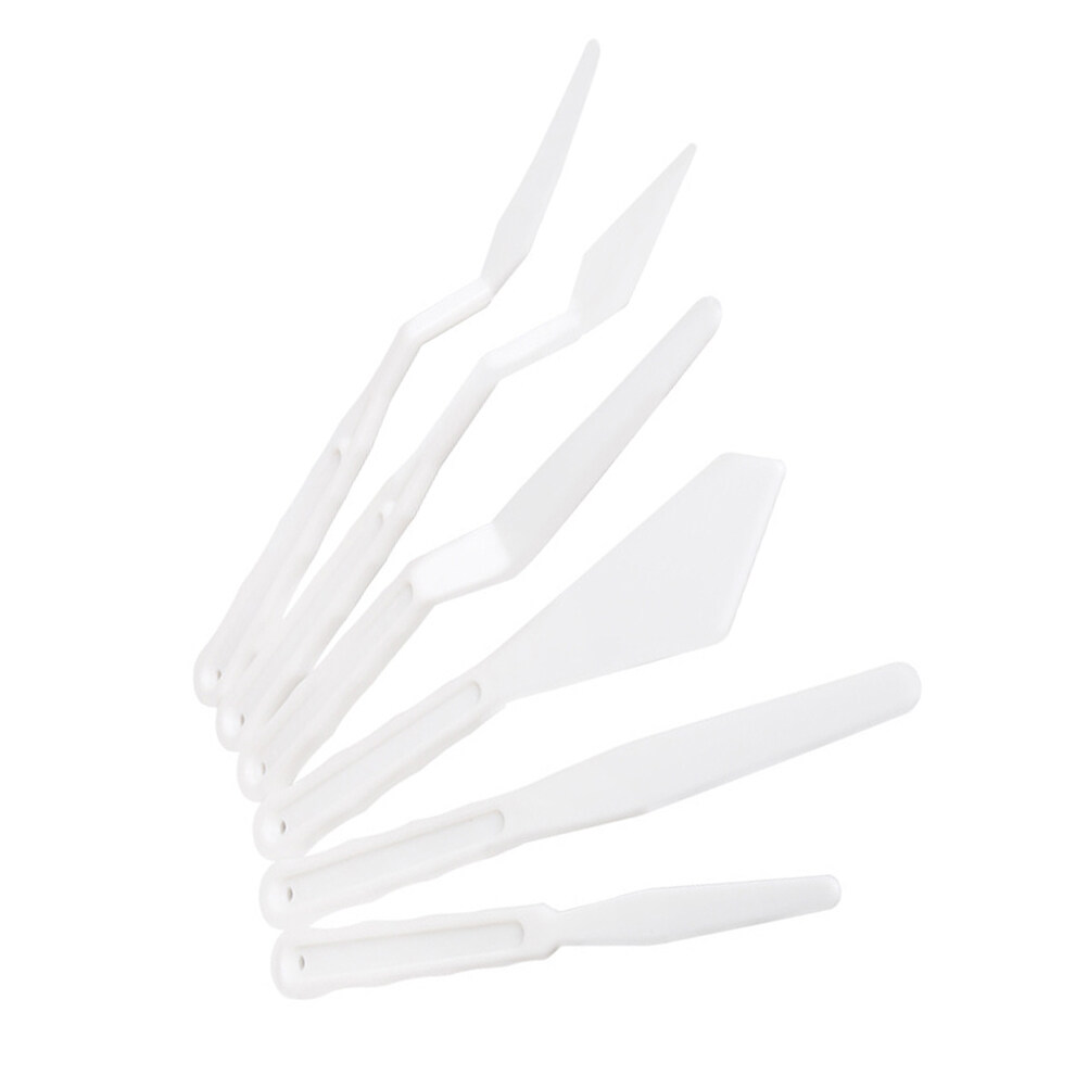 ROSENICE Flexible Plastic Painting Spatula Set for Mixing and Applying ...