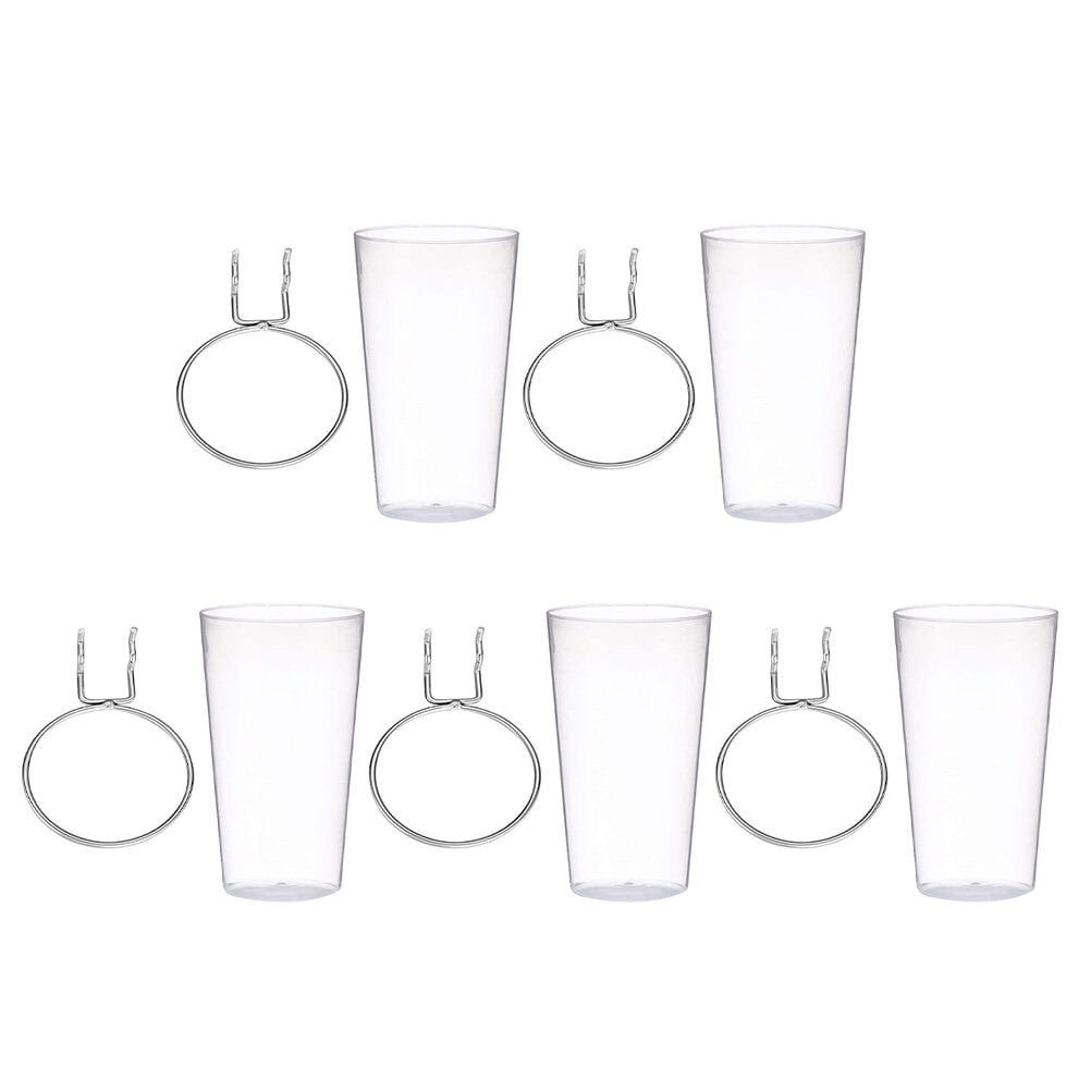 ROSENICE 5 Sets Pegboard Hooks with Cups Pegboard Cup Holder ...
