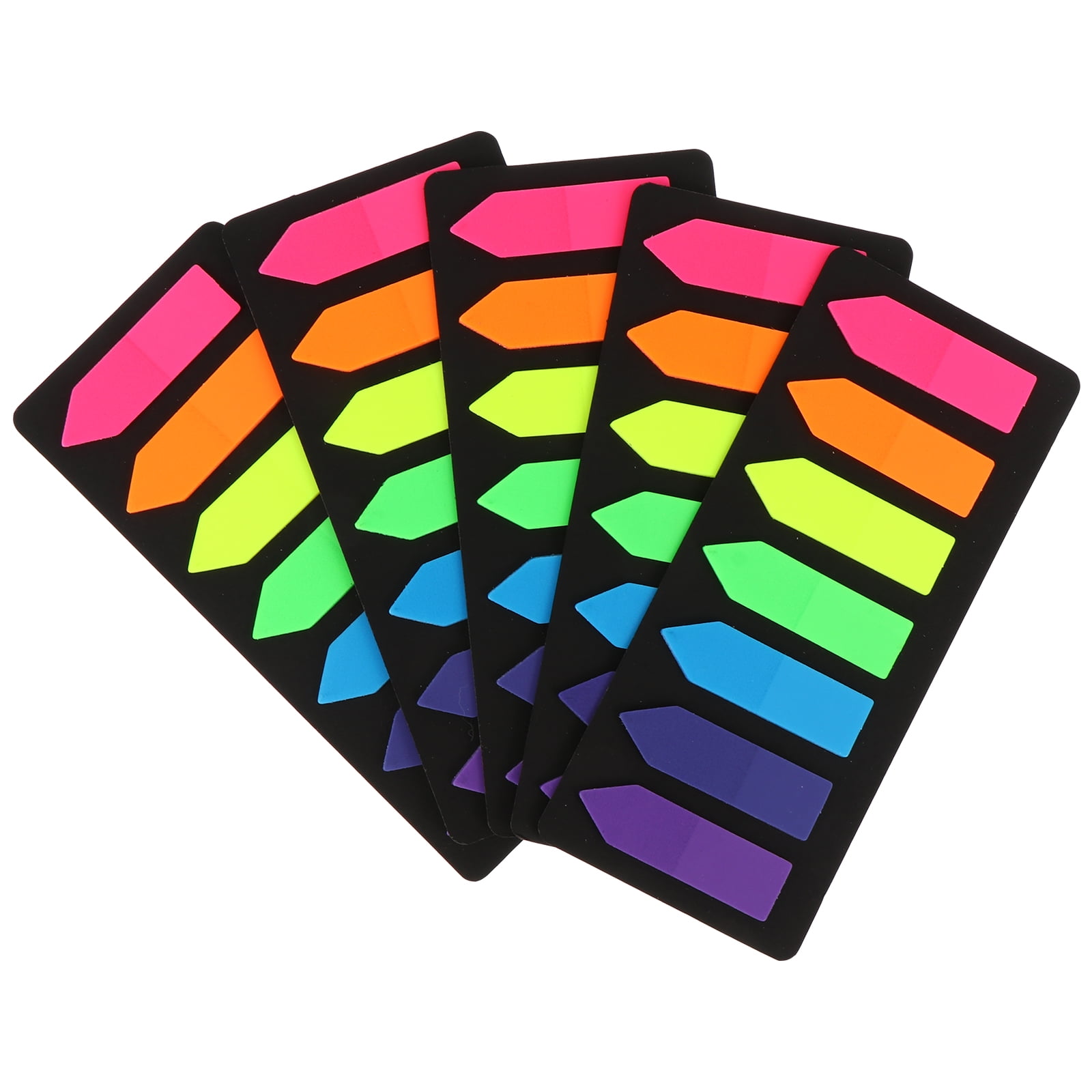 ROSENICE 5 Sets Sticky Memo Notes Classification Label Colored Labels ...