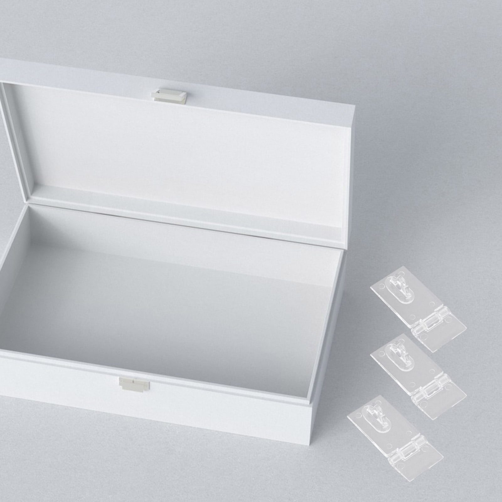 ROSENICE 5 Sets Transparent Acrylic Latch Lock Clear Locking Hasp for ...