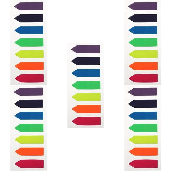 ROSENICE 5 Sheets Markers Clear Notes Transparent Arrow Label Memo ...